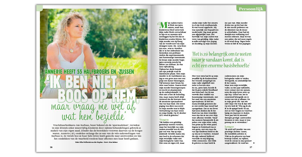 Annerie is een (van de) dochter van Jan Karbaat
